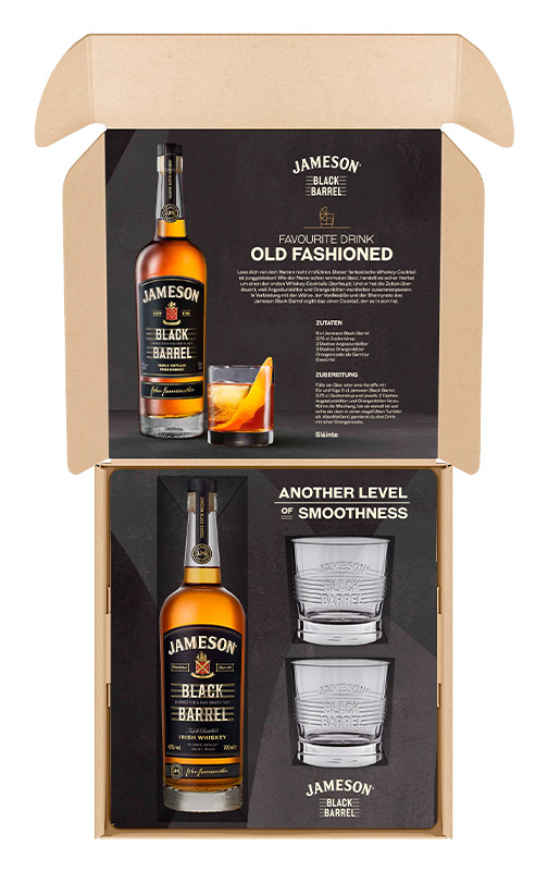 Cerca Jameson Black Barrel Box con 2 alberelli | Bodeboca
